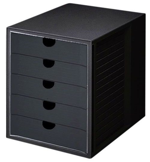 Ladenbox Han 1450 5 laden gesloten zwart 🛒 MKB Office