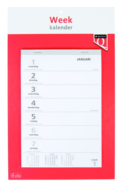 Weekkalender 2026 Quantore