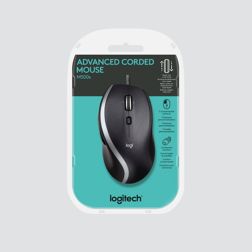 Muis Logitech M500S bedraad 🛒 MKB Office
